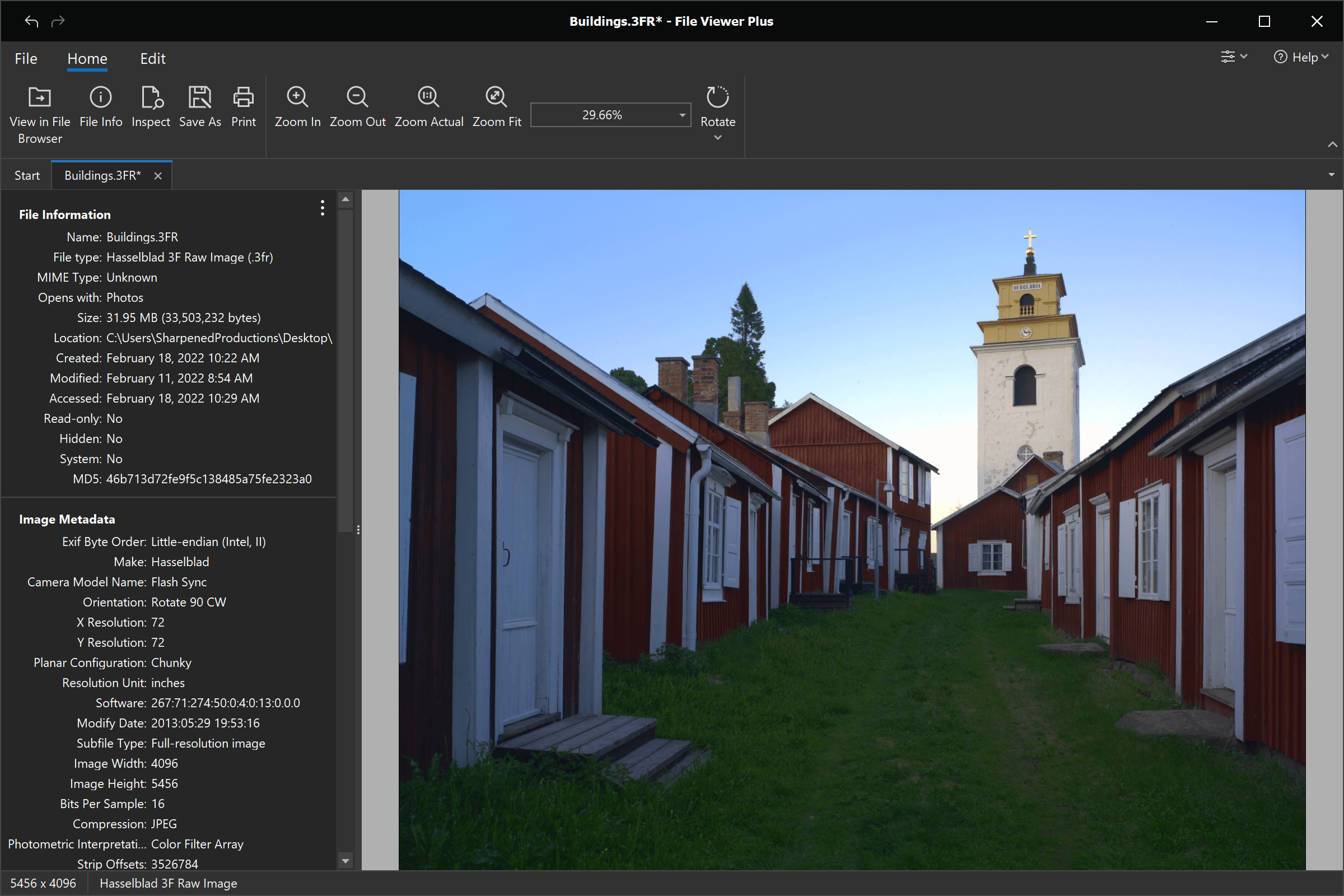 Open .3FR Files with File Viewer Plus