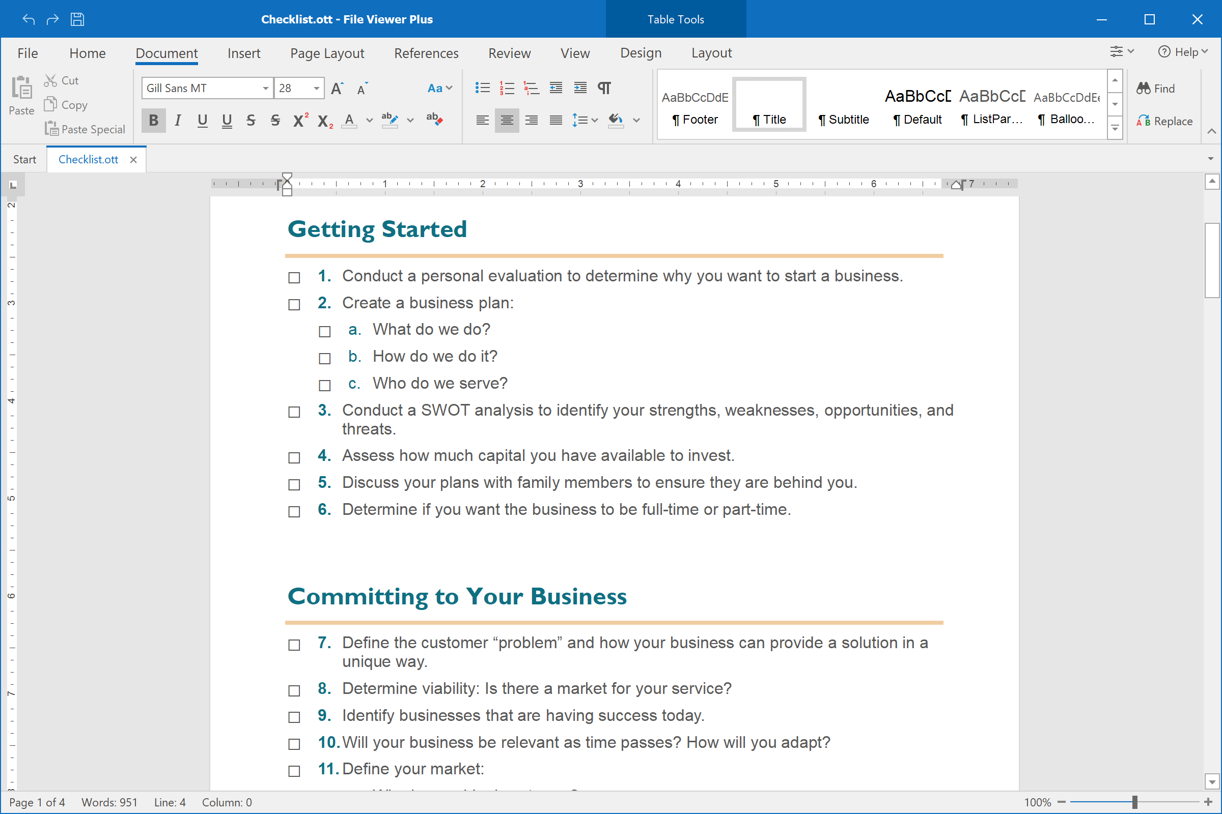 Open .OTT Files with File Viewer Plus