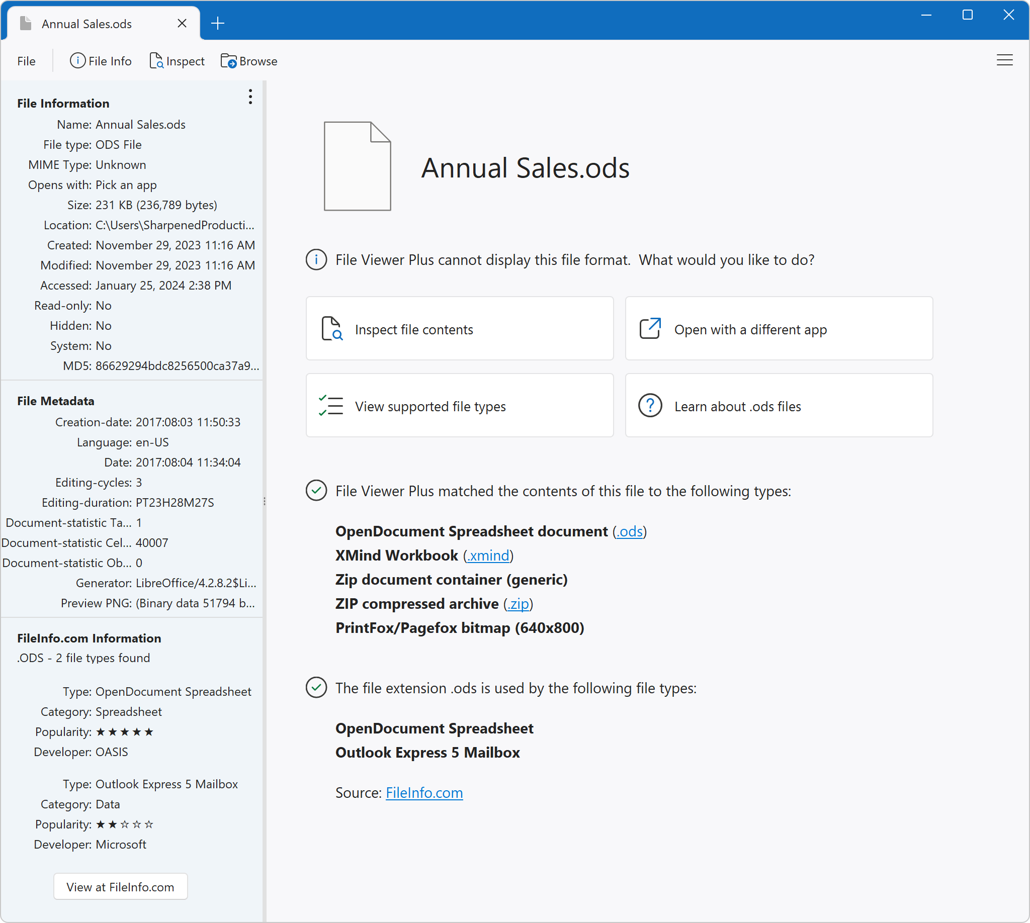 File Identification File Viewer Plus Support